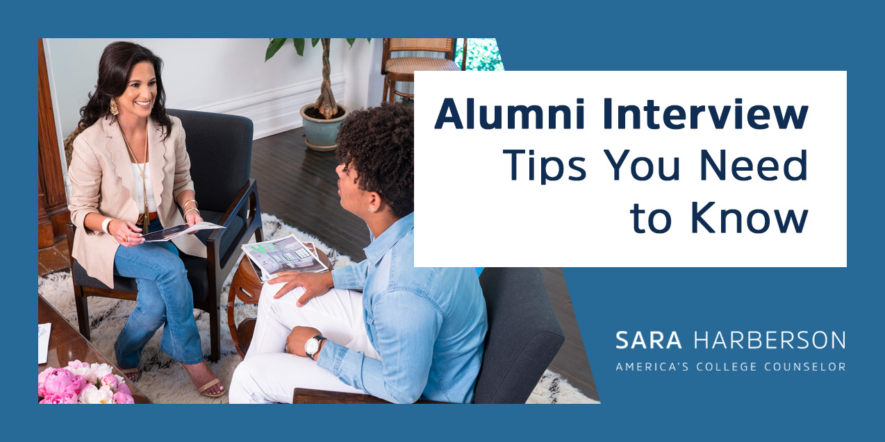 Alumni Interview Tips You Need to Know | Sara Harberson