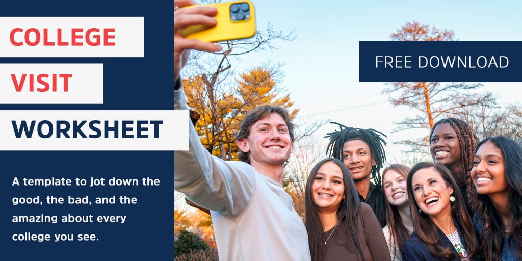 Free College Visit Worksheet | Sara Harberson